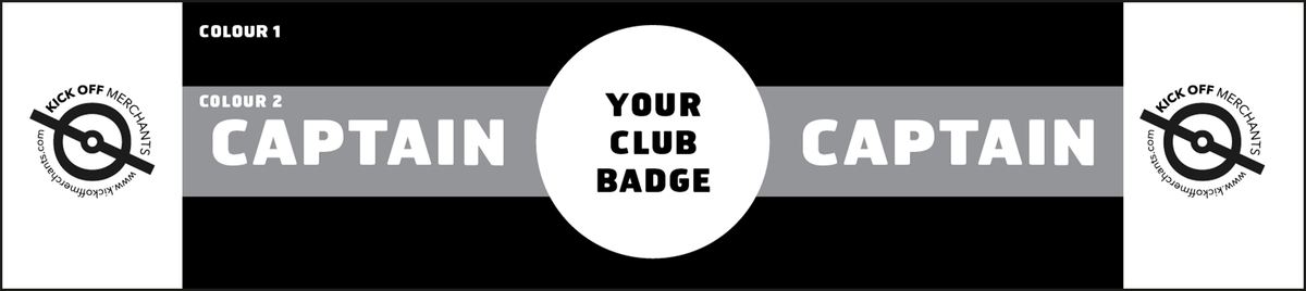 Custom Captain's Armband - Design 5 – Kick Off Merchants