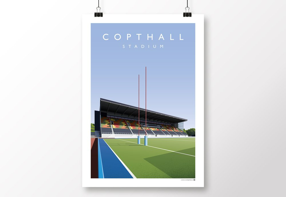 Copthall Stadium Poster – Kick Off Merchants