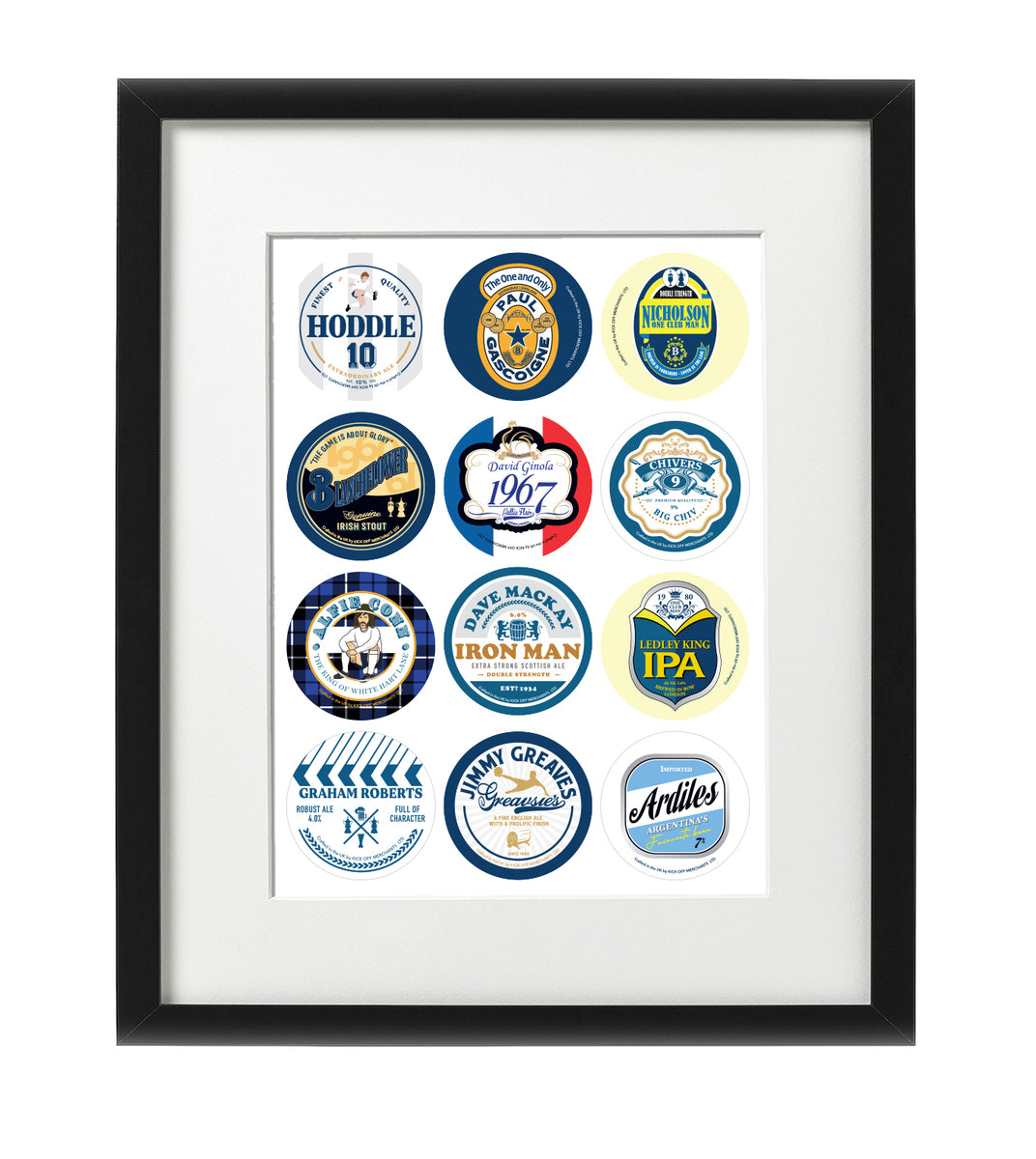 Tottenham Beer Mat Print – Kick Off Merchants