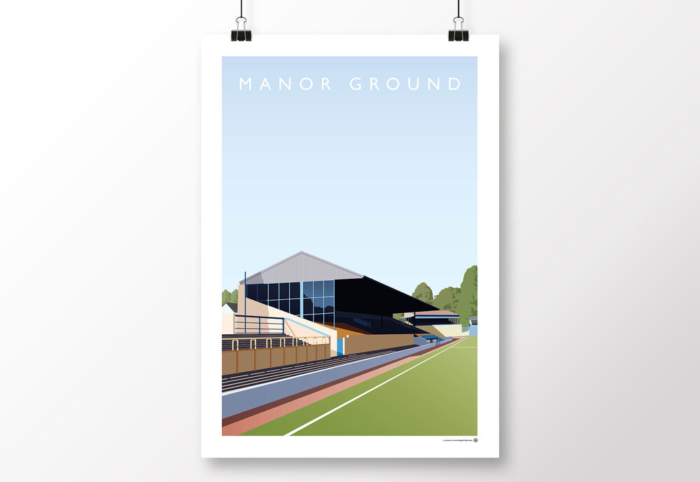 Manor Ground Poster – Kick Off Merchants