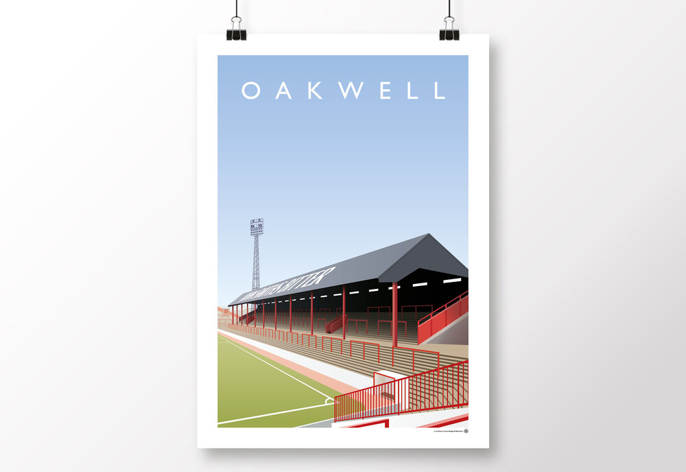 Oakwell Poster – Kick Off Merchants