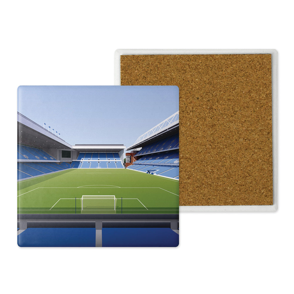 Rangers Ceramic Coaster - Ibrox Copland Road Stand – Kick Off Merchants