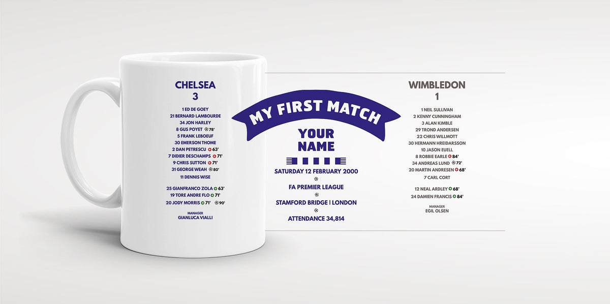 My First Match Mug - All English Clubs – Kick Off Merchants