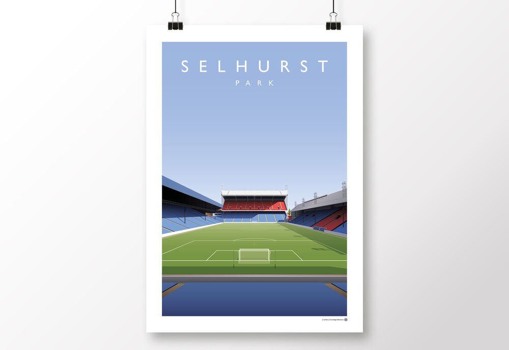 Selhurst Park Poster – Kick Off Merchants