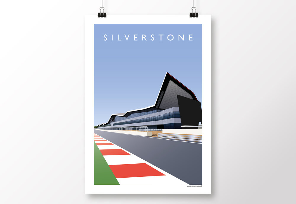 Silverstone Poster – Kick Off Merchants