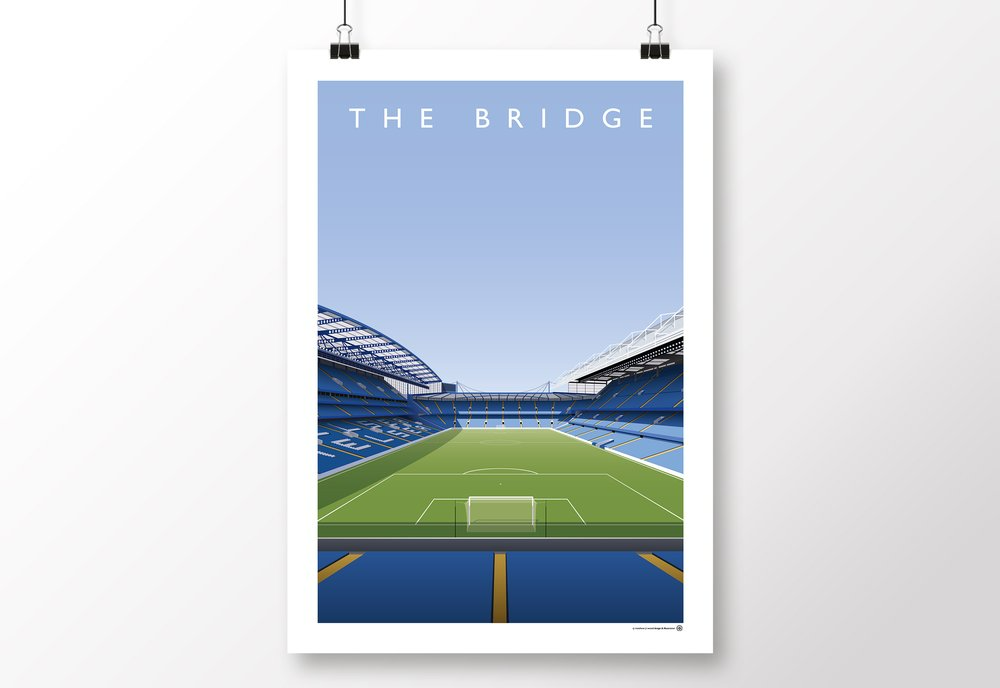 The Bridge Poster - Matthew Harding Stand – Kick Off Merchants