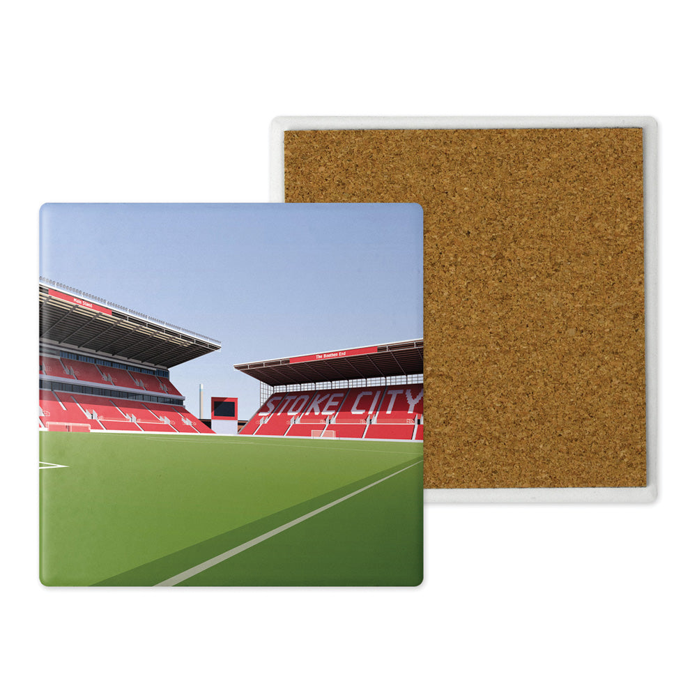 Stoke Ceramic Coaster - Britannia Stadium – Kick Off Merchants