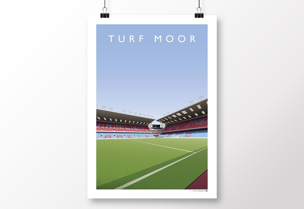 Turf Moor Poster – Kick Off Merchants