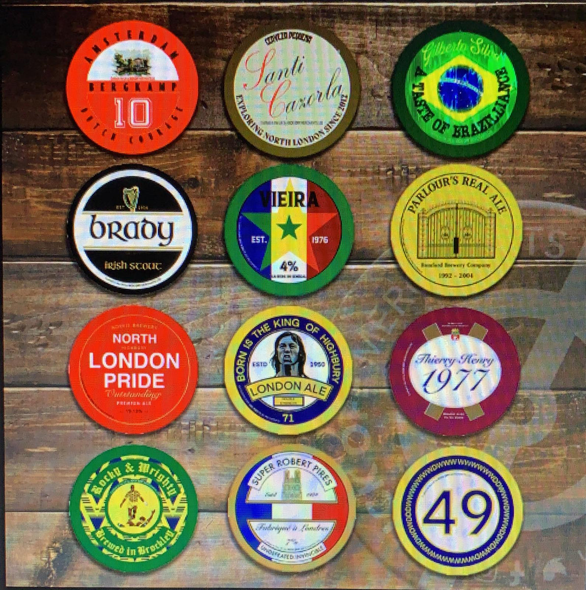 Arsenal Beer Mats – Kick Off Merchants