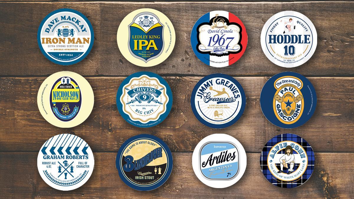 Tottenham Beer Mats – Kick Off Merchants
